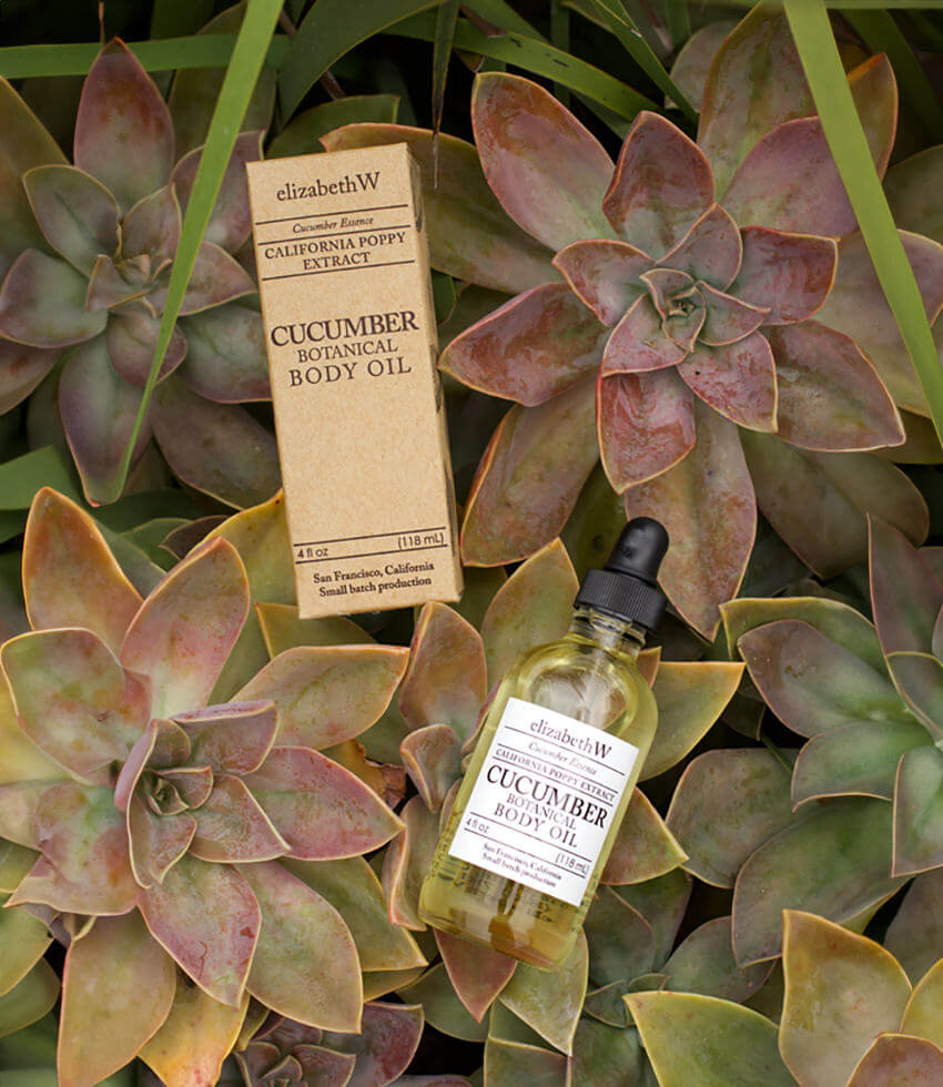 Gift - Elizabeth W. Cucumber Botanical Body Oil - Annies Annuals